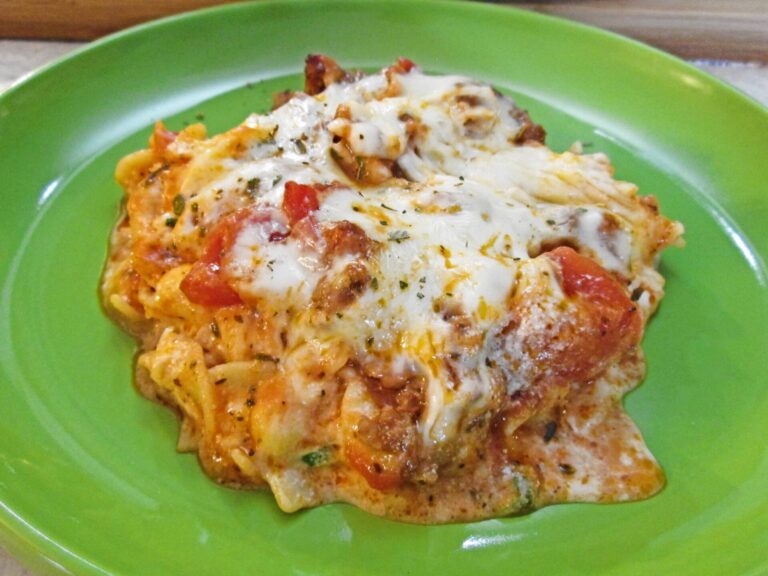 Egg Noodle Lasagna: A Quick and Easy Twist on a Classic Dish - Poor Man ...