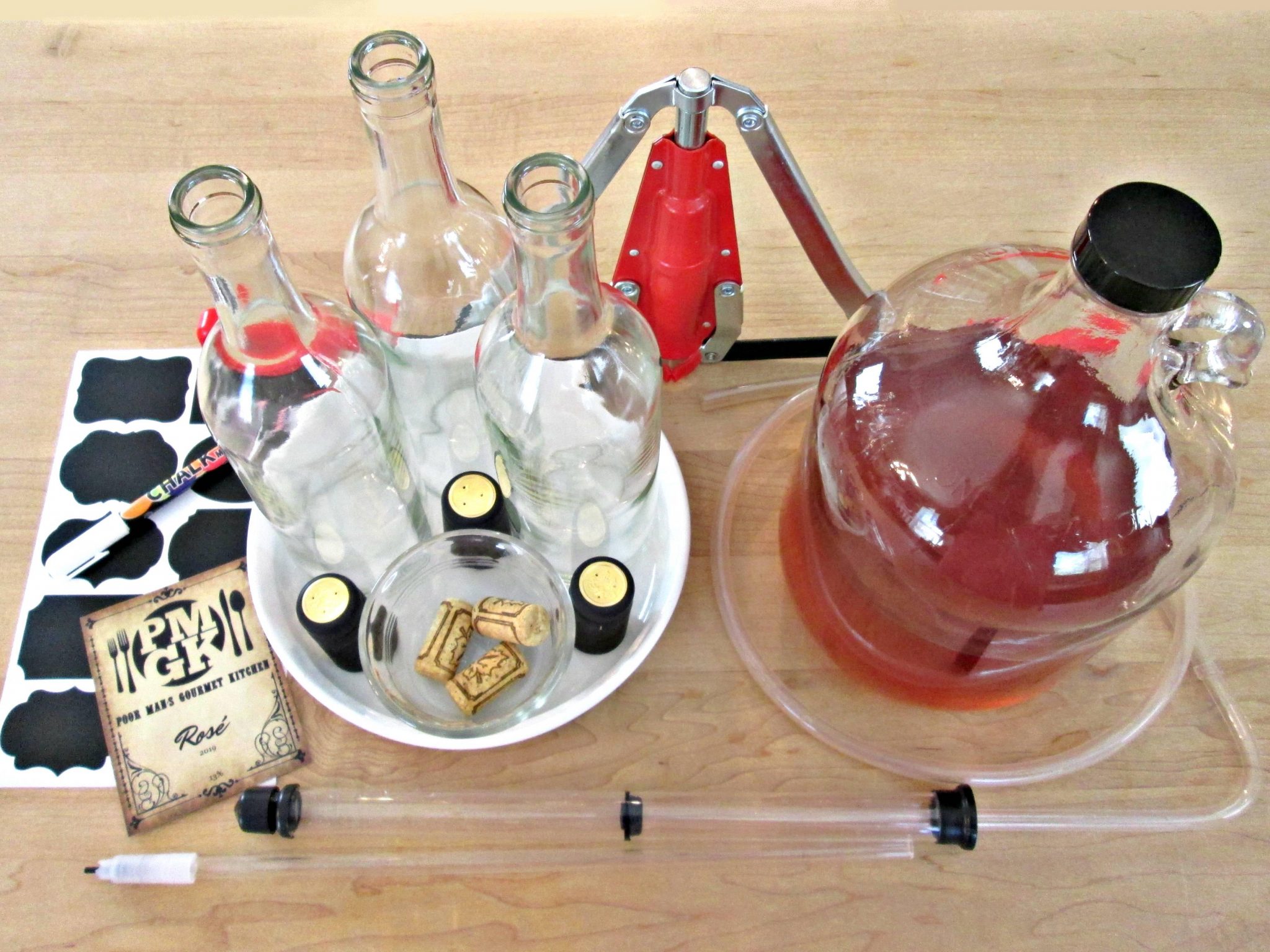 Bottling and Storing Wine - Poor Man's Gourmet Kitchen